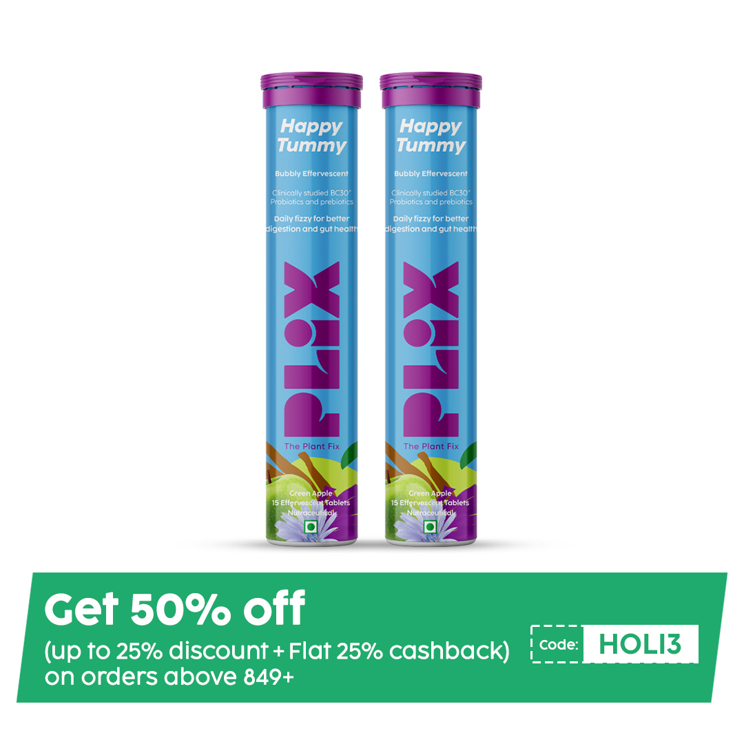 Buy Plix Good Gut Prebiotics and Probiotics Online in India - Plix Life